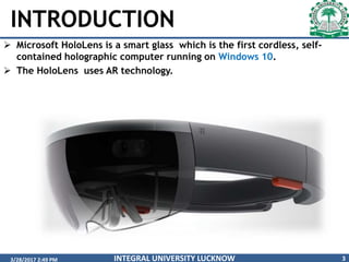 Microsoft HoloLens | PPTX | Computer Peripherals | Computing