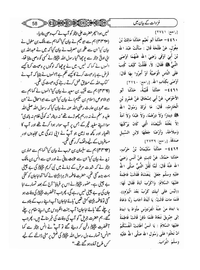 Sahi bukhari urdu (jild 6) | PDF | Free Download