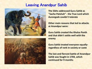 Chaar Sahibzaade Shaheedi | PPTX