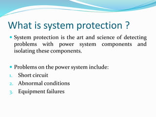 Power System Protection Technique: A Review | PPT