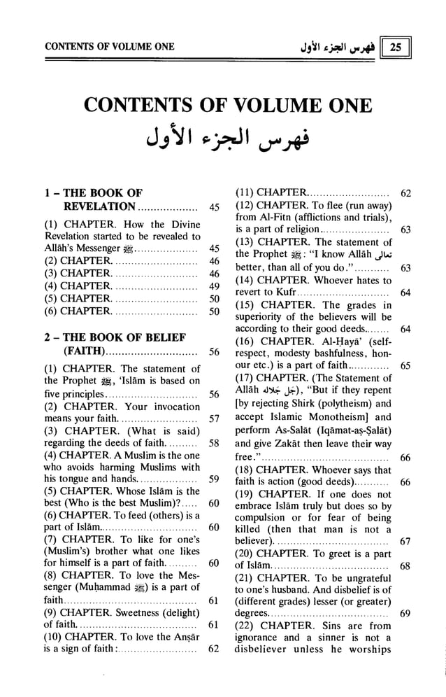 Sahih al bukhari vol. 1 - 1-875 | PDF | Islam | Religion & Spirituality