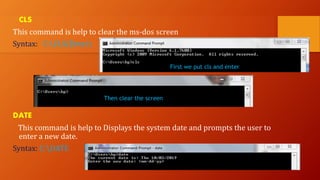 ppt on cmd cammand | PPTX