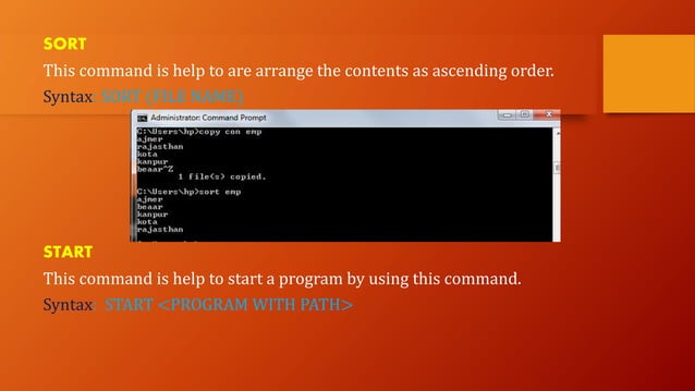 ppt on cmd cammand | PPT