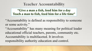Teacher Autonomy and Accountability | PPTX