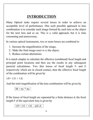 combination of lanses | DOC