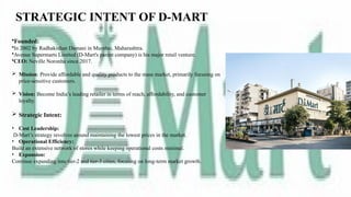 sahil DMART (1).pptx PPT ON STRATEGIC MARKETING | PPTX
