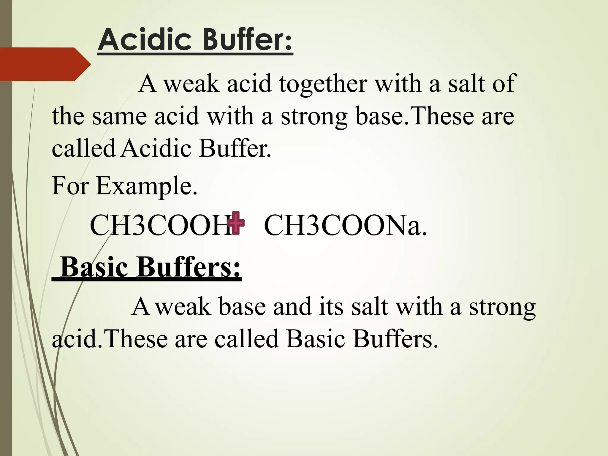 Buffer solutions. Blood buffer systems and their mechanisms of action. Sahil ppt | PDF