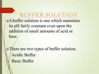 Buffer solutions. Blood buffer systems and their mechanisms of action ...