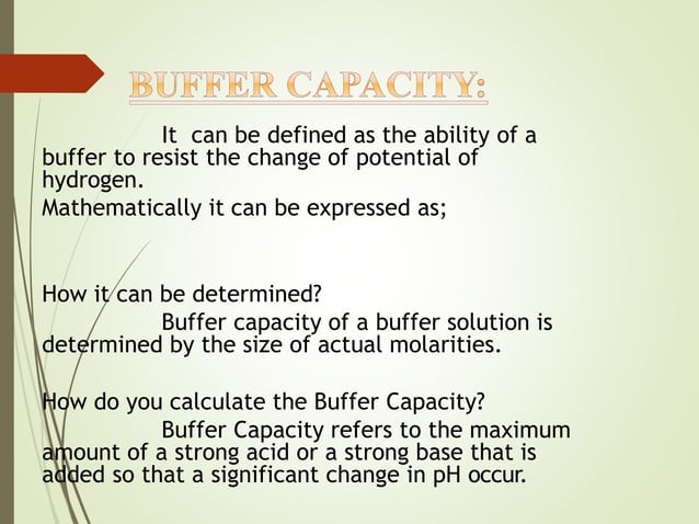 Buffer solutions. Blood buffer systems and their mechanisms of action ...