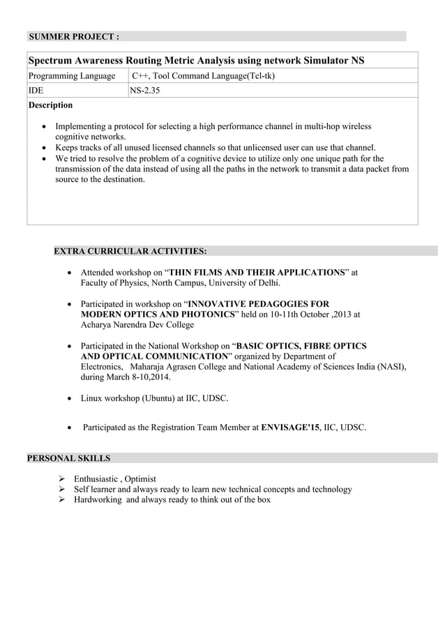Sahil resume | PDF