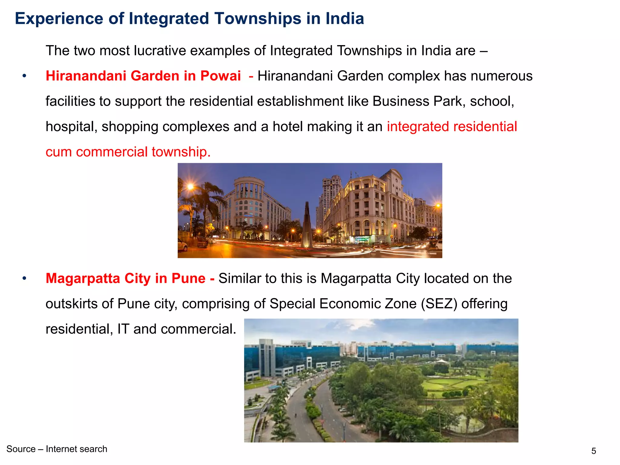 Self Sustainable Integrated Township : A resource-based planning to ...