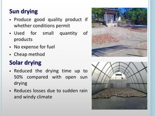 Quality and Processing of Plantation crops | PPTX