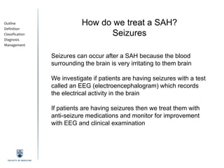 Sah info for patient's families | PPTX