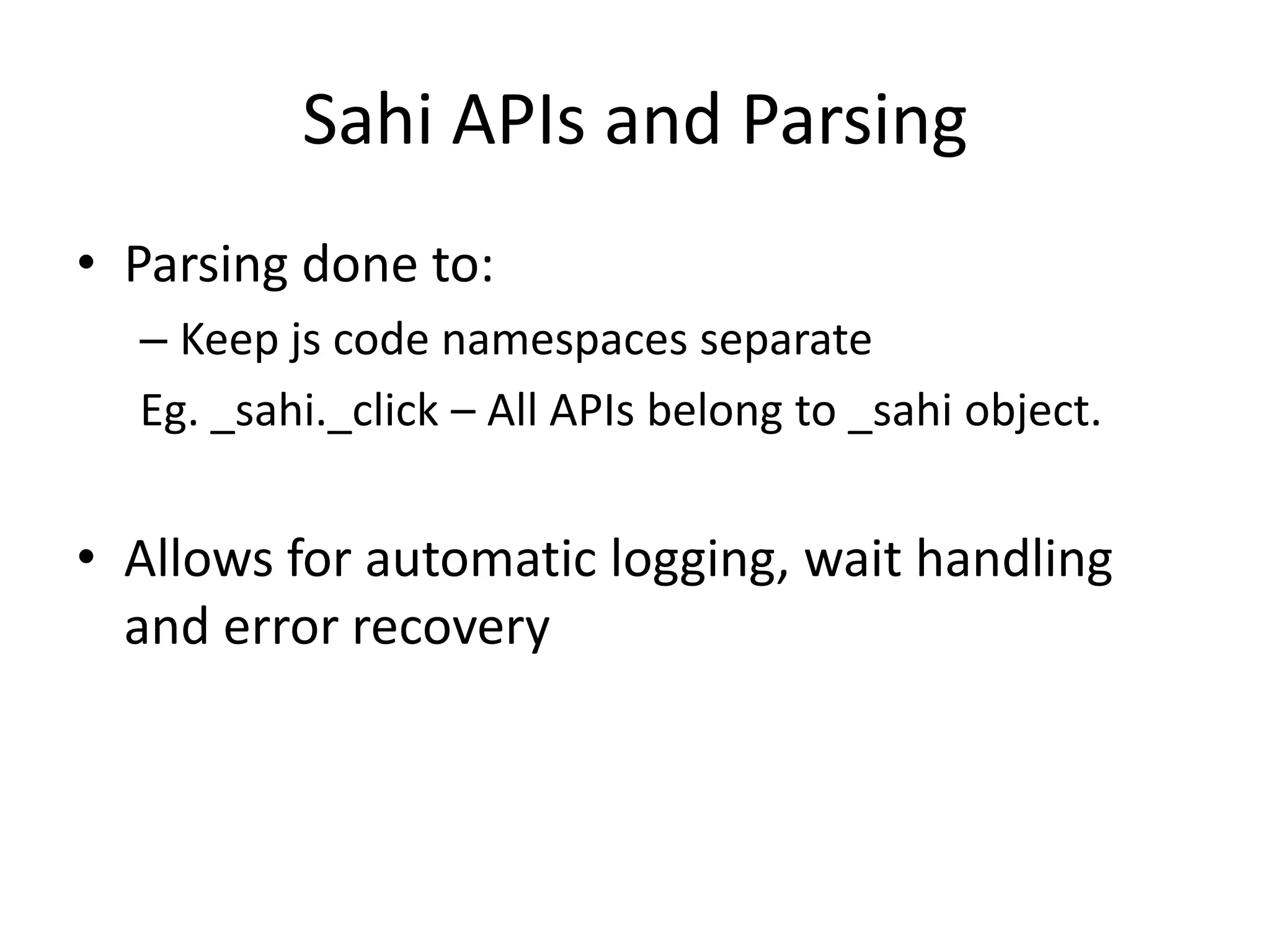 Sahi Principles and Architecture | PPT
