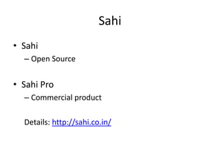 Sahi Principles and Architecture | PPTX | Browsers | Computer Software ...