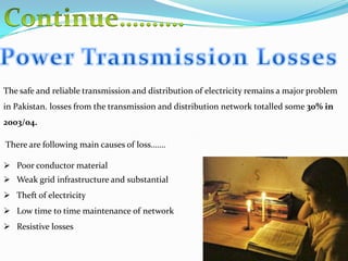 Power system in pakistan | PPTX