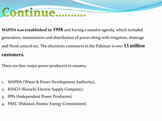 Power system in pakistan | PPTX