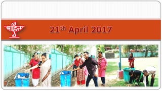 Presentation of the Swachta Pakhwada Celebrations (English & Hindi) | PDF