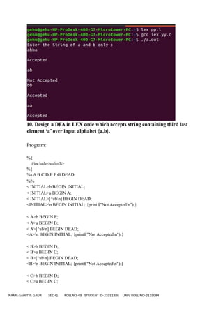 CD LAB FILE PDF GEHU FOR CD STUDENTS WHO | PDF