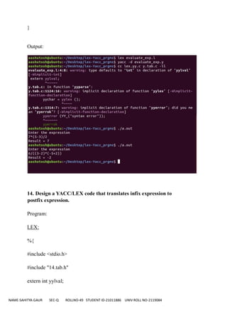 CD LAB FILE PDF GEHU FOR CD STUDENTS WHO | PDF