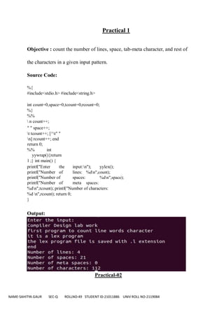 CD LAB FILE PDF GEHU FOR CD STUDENTS WHO | PDF