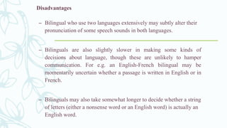 BILINGUALISM | PPTX