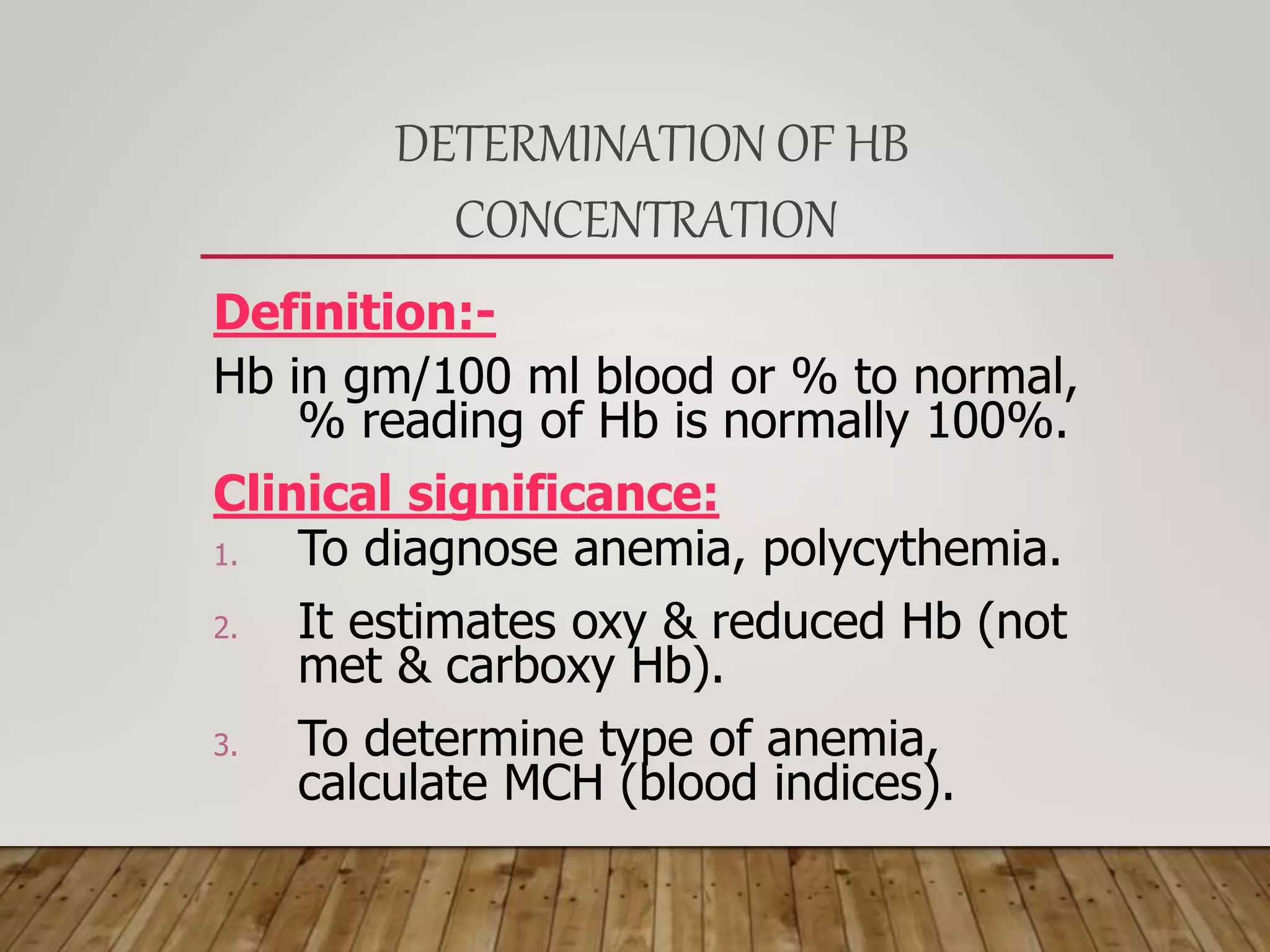 Sahli+pcv practical hemoglobinometer and hematocrite | PPTX