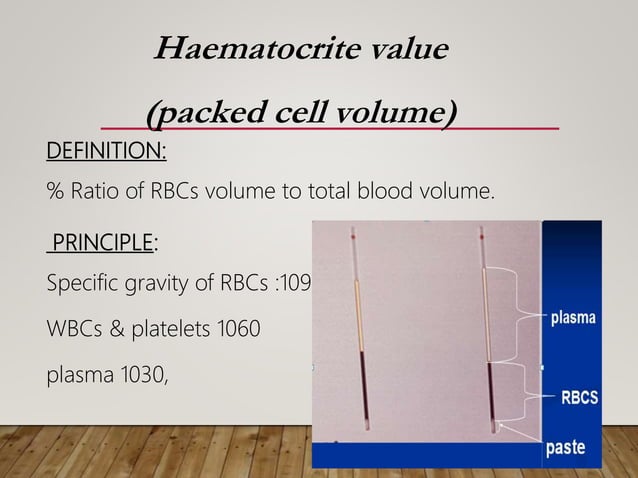 Sahli+pcv practical hemoglobinometer and hematocrite | PPTX | Blood ...
