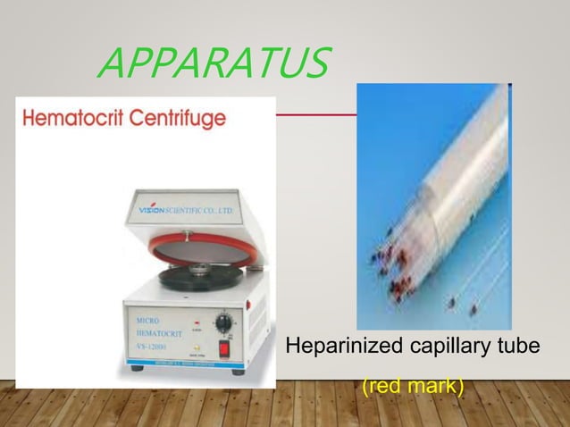 Sahli+pcv practical hemoglobinometer and hematocrite | PPTX | Blood ...