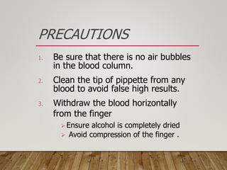Sahli+pcv practical hemoglobinometer and hematocrite | PPTX