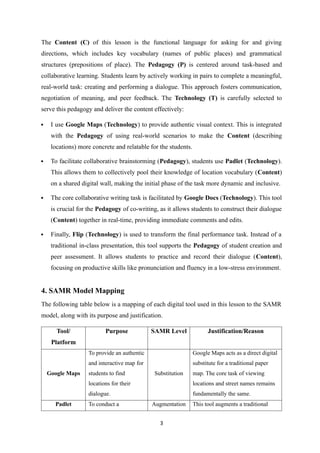 Lesson Plan - Technology Integrated Language Learning (College Student ...