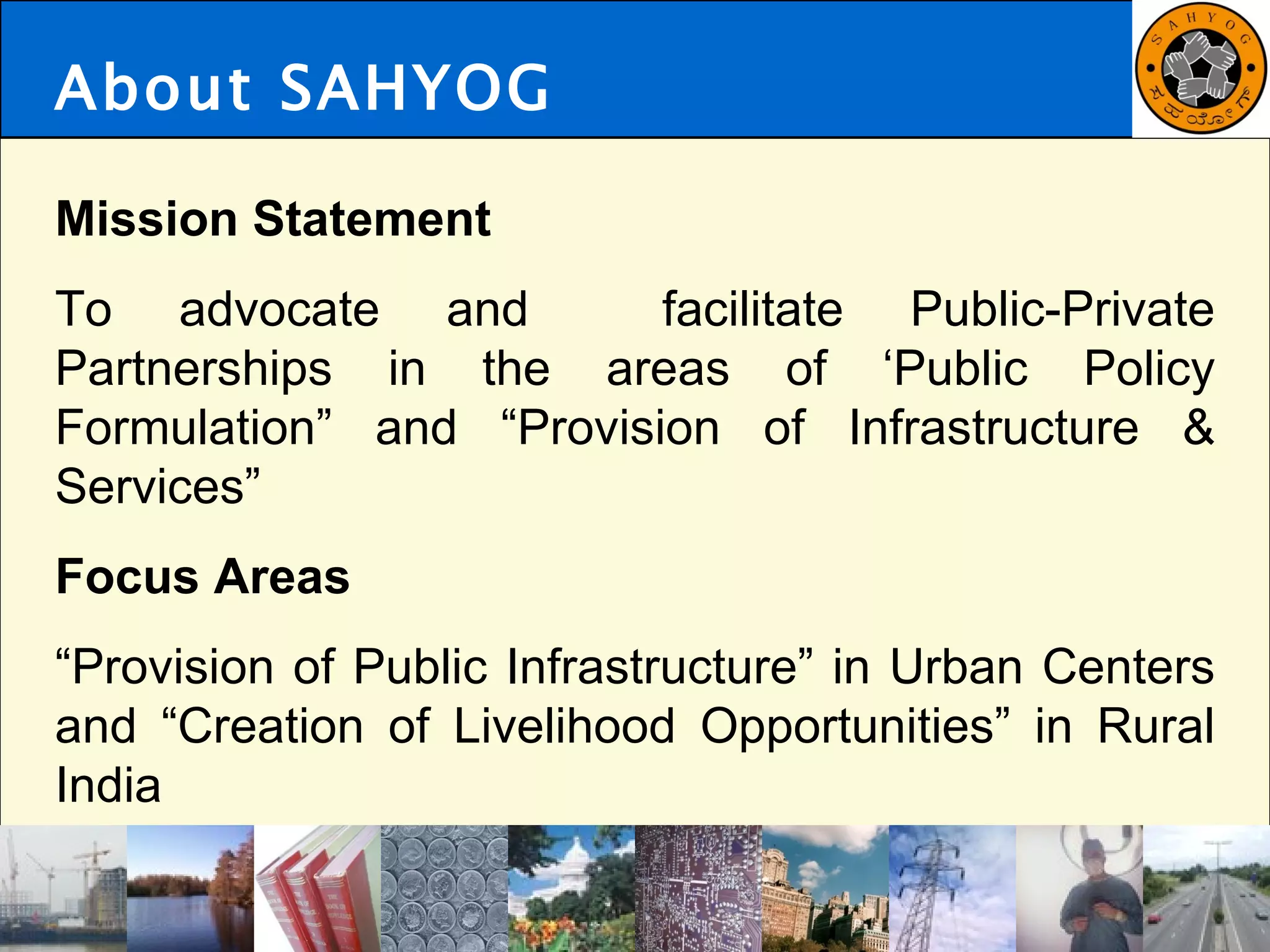Overview of Sahyog Projects | PPT