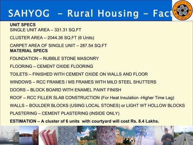 Overview of Sahyog Projects | PPT | Construction Industry | Industries