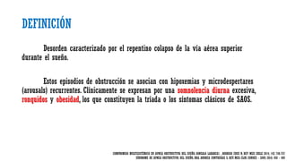 Síndrome de Apnea Hipopnea obstructiva del Sueño Dr. Barramuño | PDF