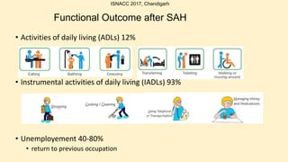 SAH outcome and rehabilitation | PPTX