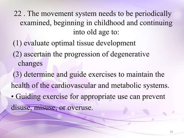 Update of Concepts Underlying Movement System Syndromes | PPT