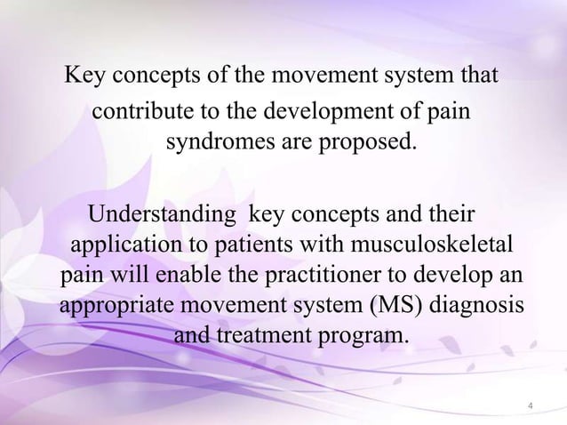 Update of Concepts Underlying Movement System Syndromes | PPT