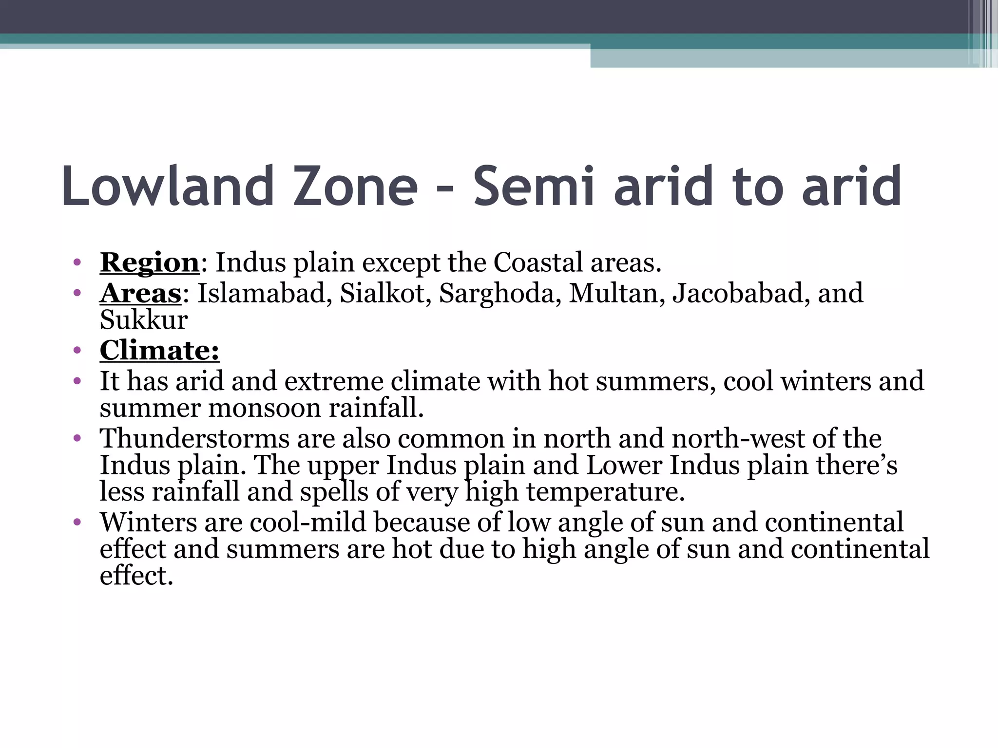 Climate of Pakistan (Presentation) | PPT