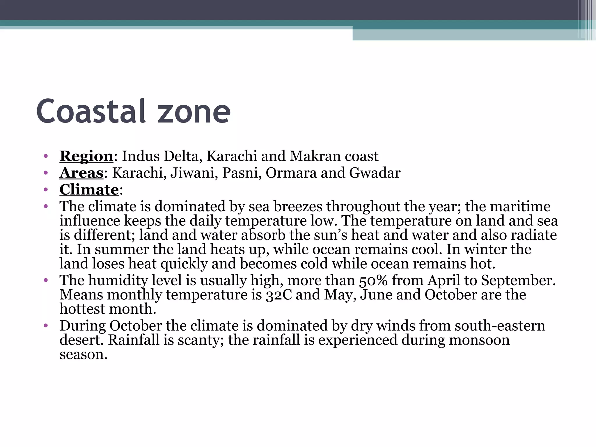 Climate of Pakistan (Presentation) | PPT