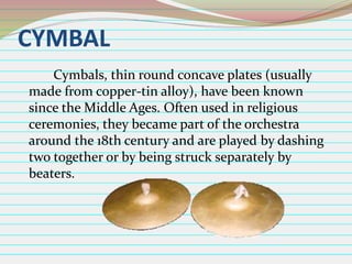 Stringed and Percussion Instruments | PPTX