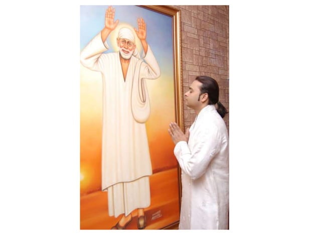 Sai Baba Painting | Sai Baba Paintings Art by Navneet Agnihotri | PPTX | Museums & Galleries ...