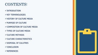 Culture media & methods Periodontology | PPTX