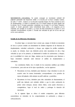 Saia mecanismo Levas | DOCX