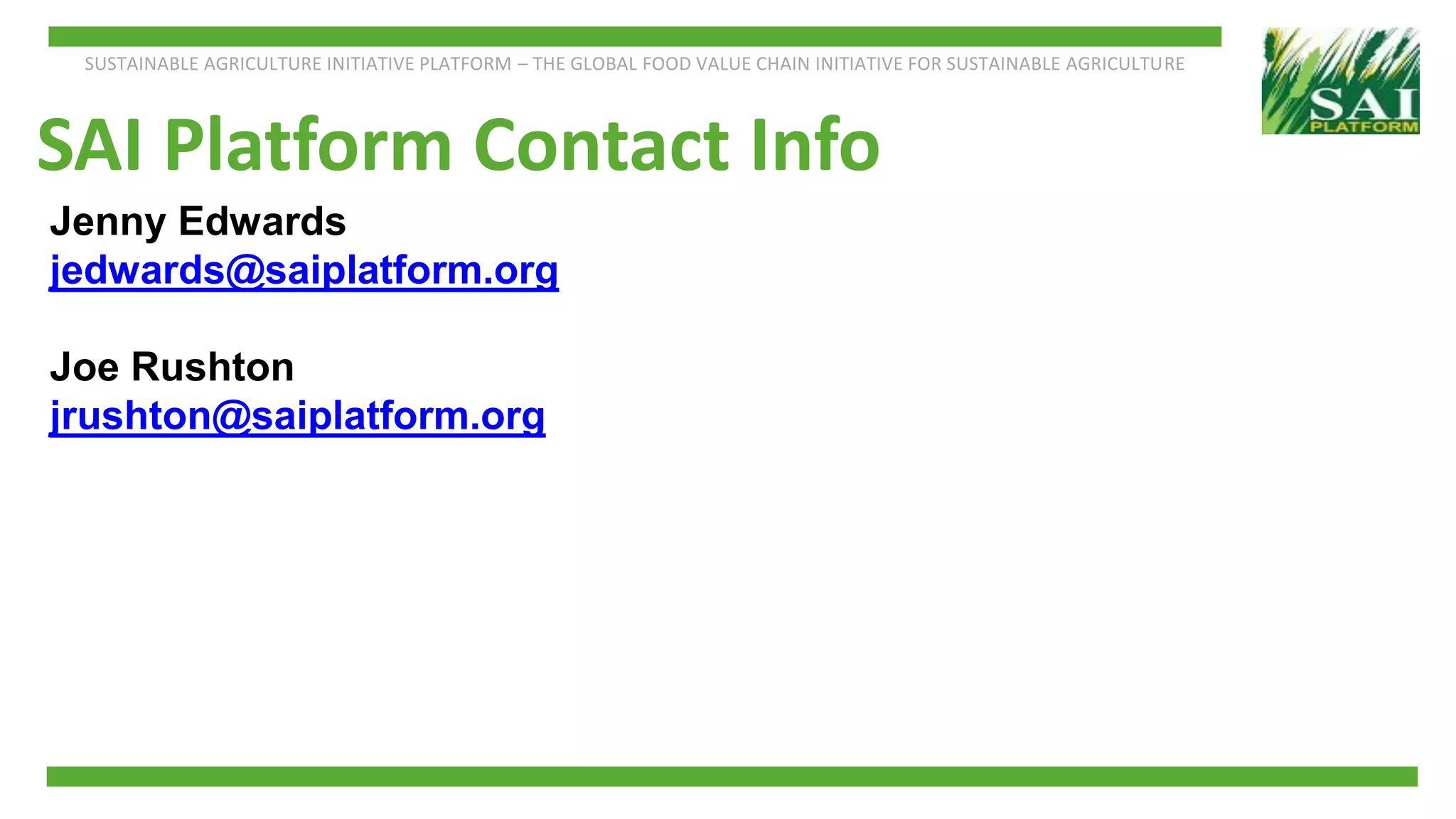 Sai and fsa_introduction_webinar_28_sept_2015 | PPT