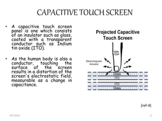 Touchscreen technology | PPTX