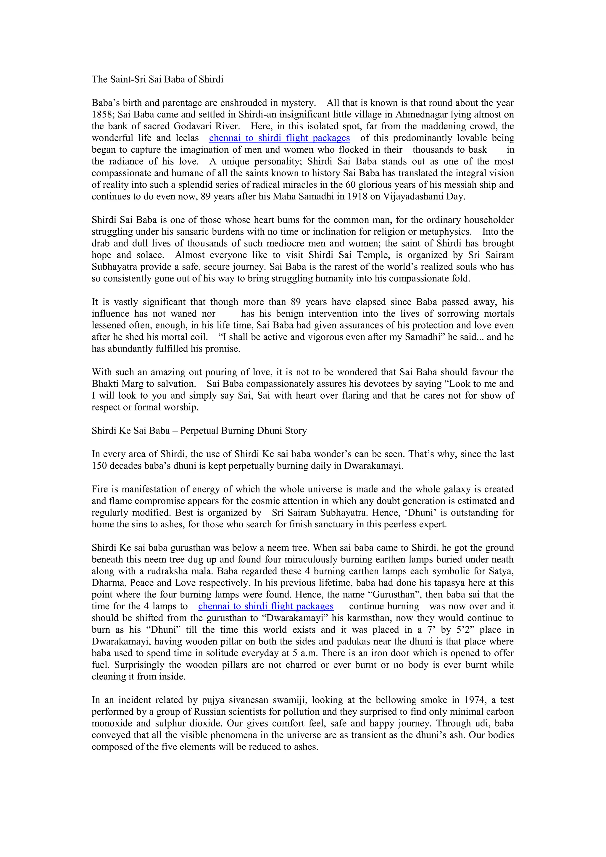 Sai Baba- Dhuni Story.doc