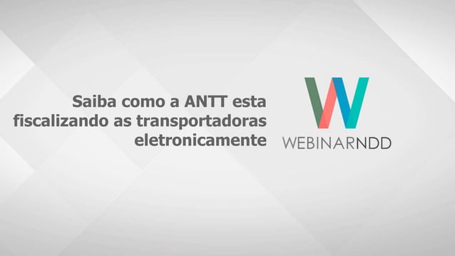 ANTT fiscaliza transportadoras | PPT