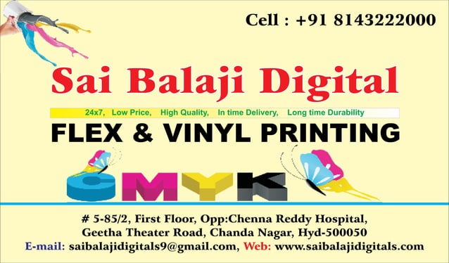 Sai balaji visiting card | PPT