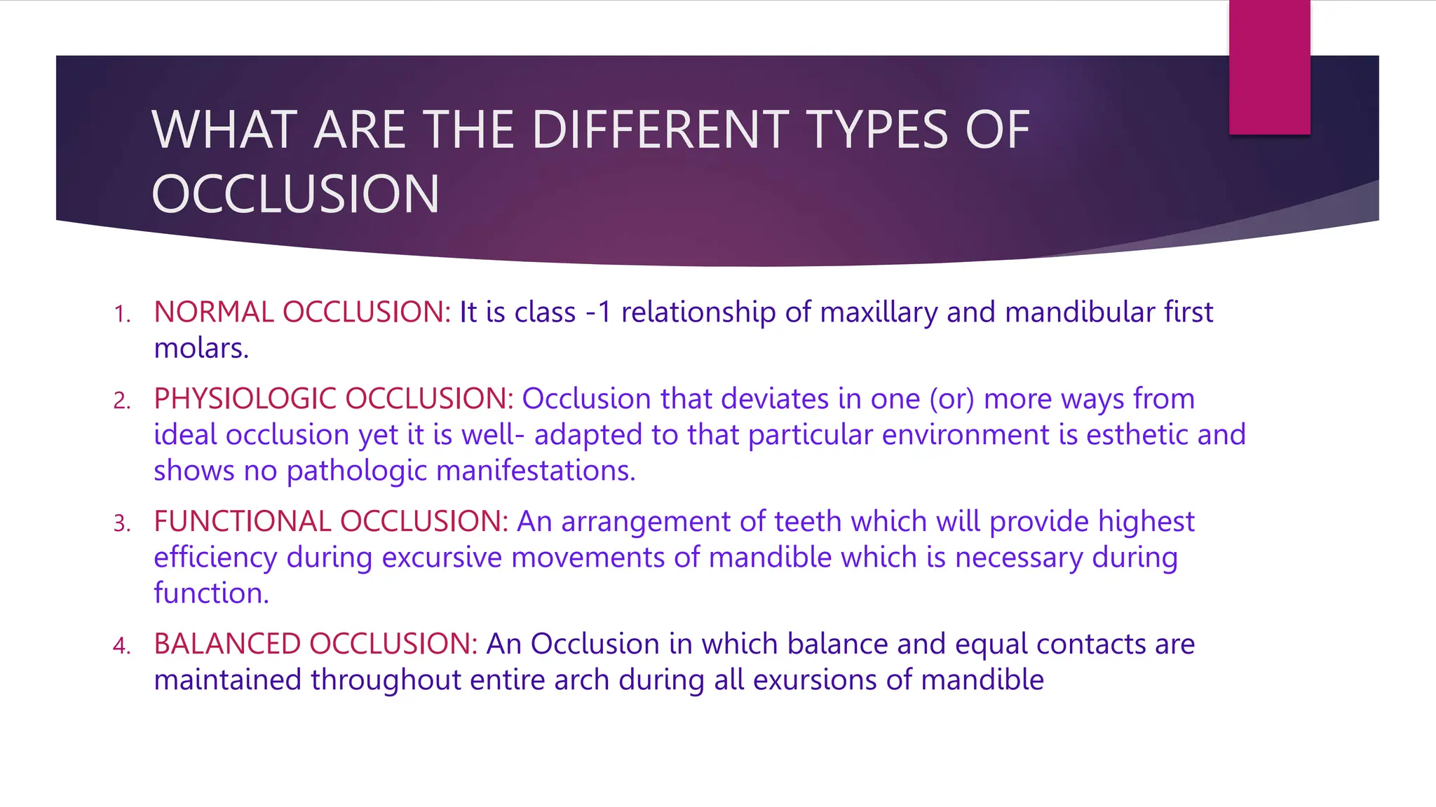 DEVELOPMENT OF OCCLUSION IN PEDIATRIC DENTISTRY | PPTX