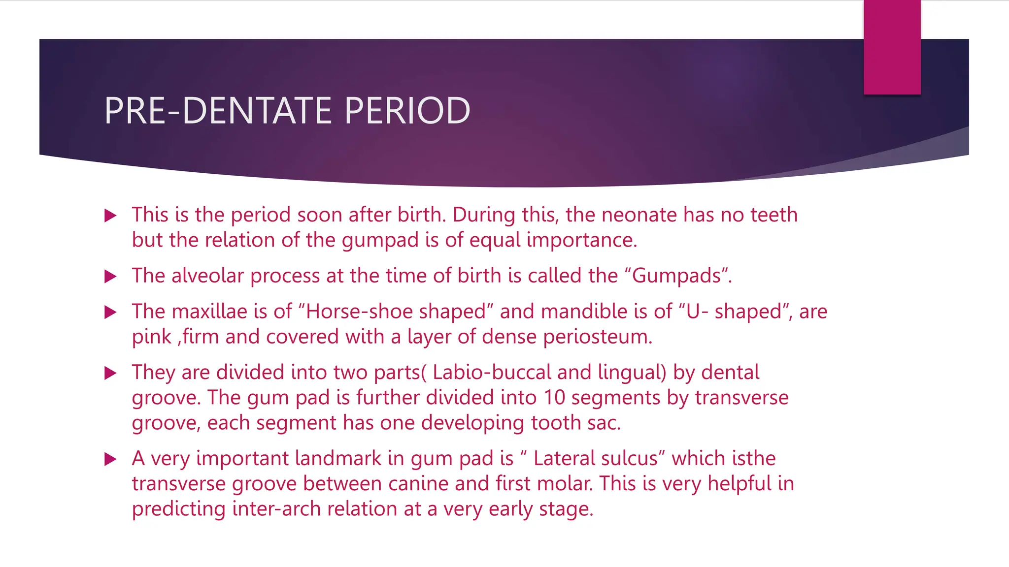 DEVELOPMENT OF OCCLUSION IN PEDIATRIC DENTISTRY | PPTX